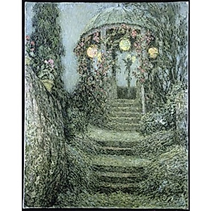 La Tour aux Lanternes Henri Eugene Le Sidaner (1862-1939 French) Christies Images New York USA Poster Print (18 x 24)