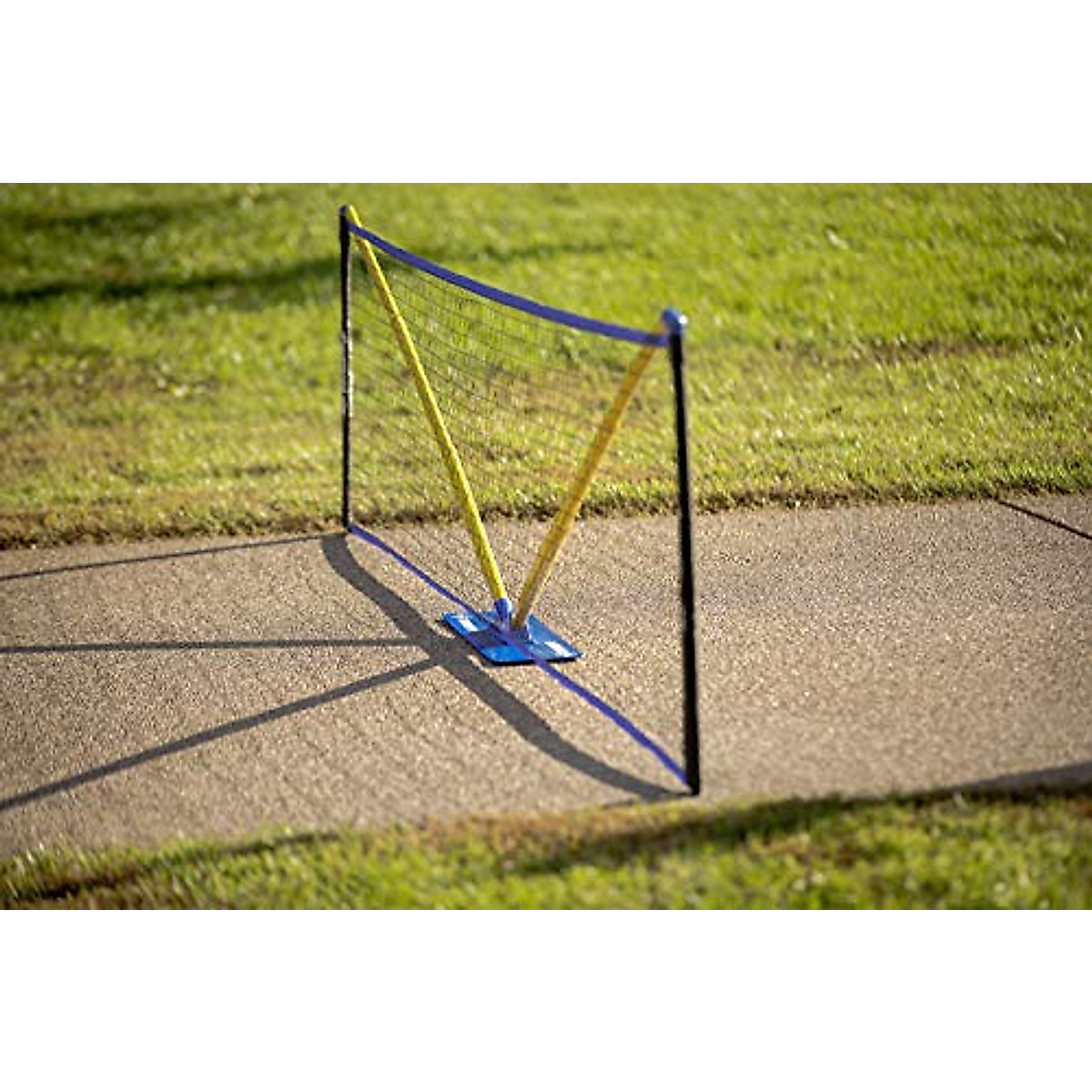 Triumph Sports Multi-Sport Versatile Combo Outdoor Game Net Set Includes Volleyball, Badminton, and Pickleball, Blue (35-7510-2)
