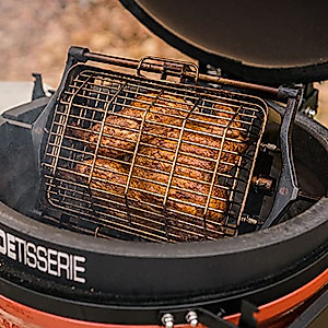 Kamado Joe KJ15172022 JoeTisserie Basket Kit Grill Rotisserie Accessory