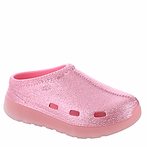 UGG Unisex-Child Tasman Sport Glitter Slip On, Pink, 2 Big Kid