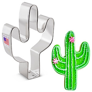 Cactus Cookie Cutter 4" Made in USA by Ann Clark
