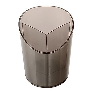 Eagle Pencil Holder, 3-Compartment Desktop Supplies Organizer, Multi-functional Pencil Cup, Phone Remote Control Stationery Storage Holder, for Home and School Use, Grey