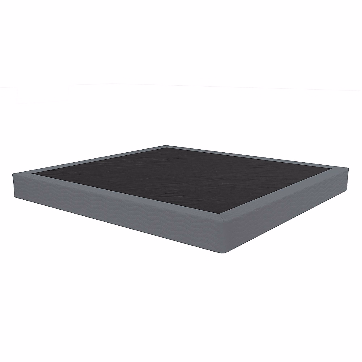 DHP 7" Upholstered Foundation, King Size Folding, Gray