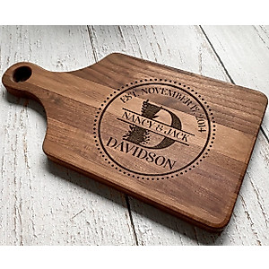 Personalized Family Tree Cutting Board Wedding Gift for Couple Engraved Custom Family Chopping Board