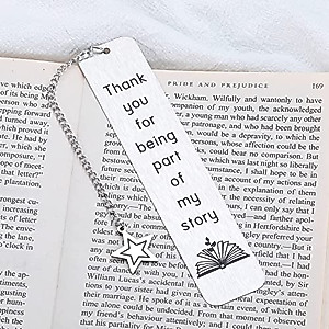 Teacher Appreciation Gifts for Women Men Retirement Birthday Gift for Teacher from Student Thank You Bookmark for Coworker Friend Valentines Day Graduation Gift for Him Her Reading Gift for Book Lover