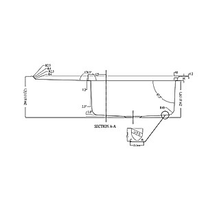 Dawn DSU4120 Undermount Single Bowl with Work Surface, Polished Satin