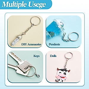 Double Lobster Clasp Extender Double Claw Connector Bracelet Extension Clasp Small Bracelet Extender Necklace Shortener Clasp for DIY Jewelry Making 0.98 Inch(Silver,0.98 Inch)