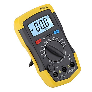Portable Capacitance Meter,0.1pF - 20000uF Digital Capacitor Tester,with LCD Display and 2 Electroprobe,High Accurate and Low Power Consumption