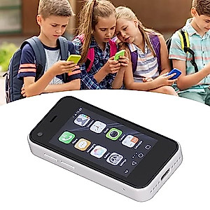 Rosvola Small 3G Smartphone, Quad Core 2.5 Inch Cellphone for Kids for Everyday Life (Pearl White)