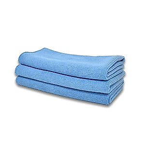 Bass Boat Saver Elite Edgeless Microfiber Cloths 3 Pack - 16" X 16" XL Scratchless Microfiber Cloths - Super Absorbent Marine Reusable Microfiber Towels