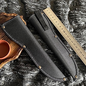 Special for Straight Knife Cover Folding Pocket Knife Sheath for Belt, 9.25 * 2.36in Utility Knife Pouch,EDC Nylon Holster Case Knife Sheath with Snap Closure(3