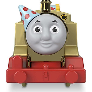 Fisher-Price Thomas & Friends Trackmaster Golden Thomas, Motorized Train Engine for Preschoolers Ages 3 Years & Older