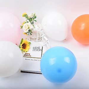 QRabbit 600 Pack 12" Party Balloons, Premium Quality Strong Latex Balloons for Helium or Air Use, 15 Assorted Bright Rainbow Colors for Wedding Birthday Graduation Anniversary Party Decoration