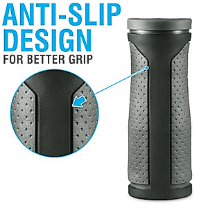 Marque Twist Shifter Handlebar Grip - Bike Handlebar Grips Designed for Twist Shifter 90mm (Gray)