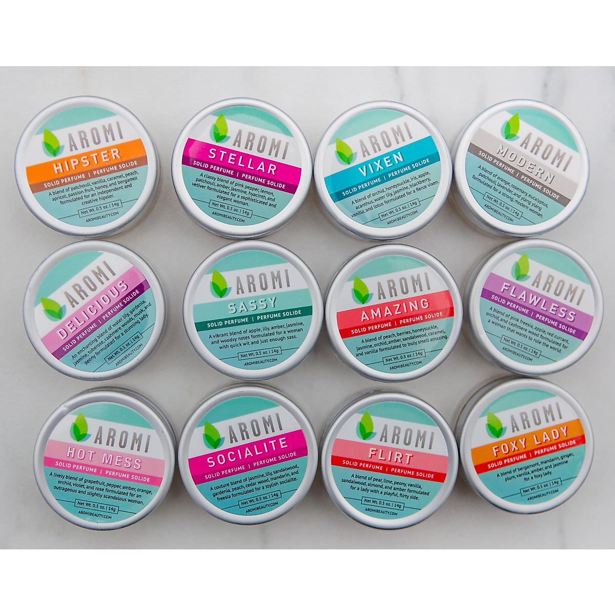 Aromi Hipster Solid Perfume | Earthy, Fruity Fragrance, Vegan, Cruelty-free, Patchouli, Vanilla, Peach Scent, Wax, Travel, Women's Gift, Handmade (Hipster)