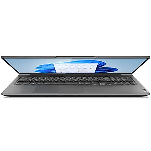 Lenovo Slim 7i Home & Business Laptop (Intel i7-12700H 14-Core, 32GB LPDDR5 4800MHz RAM, 2TB PCIe SSD, Intel ARC A370M, 16.0" 120 Hz Touch Win 11 Home) with MS 365 Personal, Dockztorm Hub