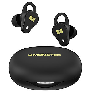 Monster Mission V1 Gaming Headset, Over-Ear Gaming Headphone with Noise Cancelling Mic, Surround Sound Stereo, Adaptive Suspension Head Beam, Colorful RGB Light, Compatible with PC/Mac/PS4/Xbox One