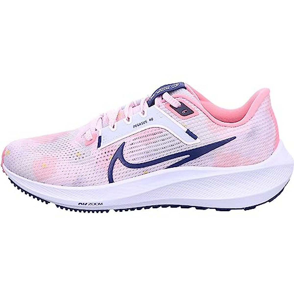 Women's AIR Zoom Pegasus 40 PRM - Size 10 US - Pearl Pink/Midnight Navy