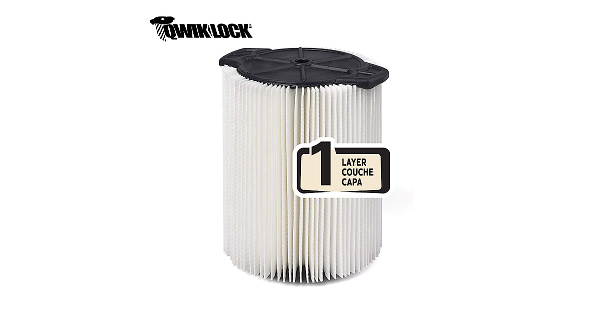 WORKSHOP Wet/Dry Vacuum Filter - Fits 5-16 Gallon Models