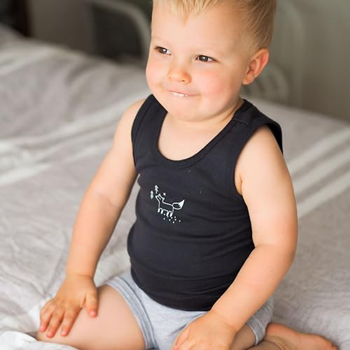 CONNI Kids Training Boxer Pants Soft Shorts Reusable Toddler Potty Training Underwear Waterproof Easy Pull Up Youth Incontinence Aqua Sizes 10-12