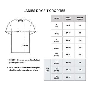 Real Essentials 5 Pack: Womens Crop Top High Waist Quick Dry Fit Active Wear Yoga Workout Athletic Running Gym Exercise Ladies Short Sleeve Crew Neck Moisture Wicking Tees T-Shirt Summer - Set 6, L