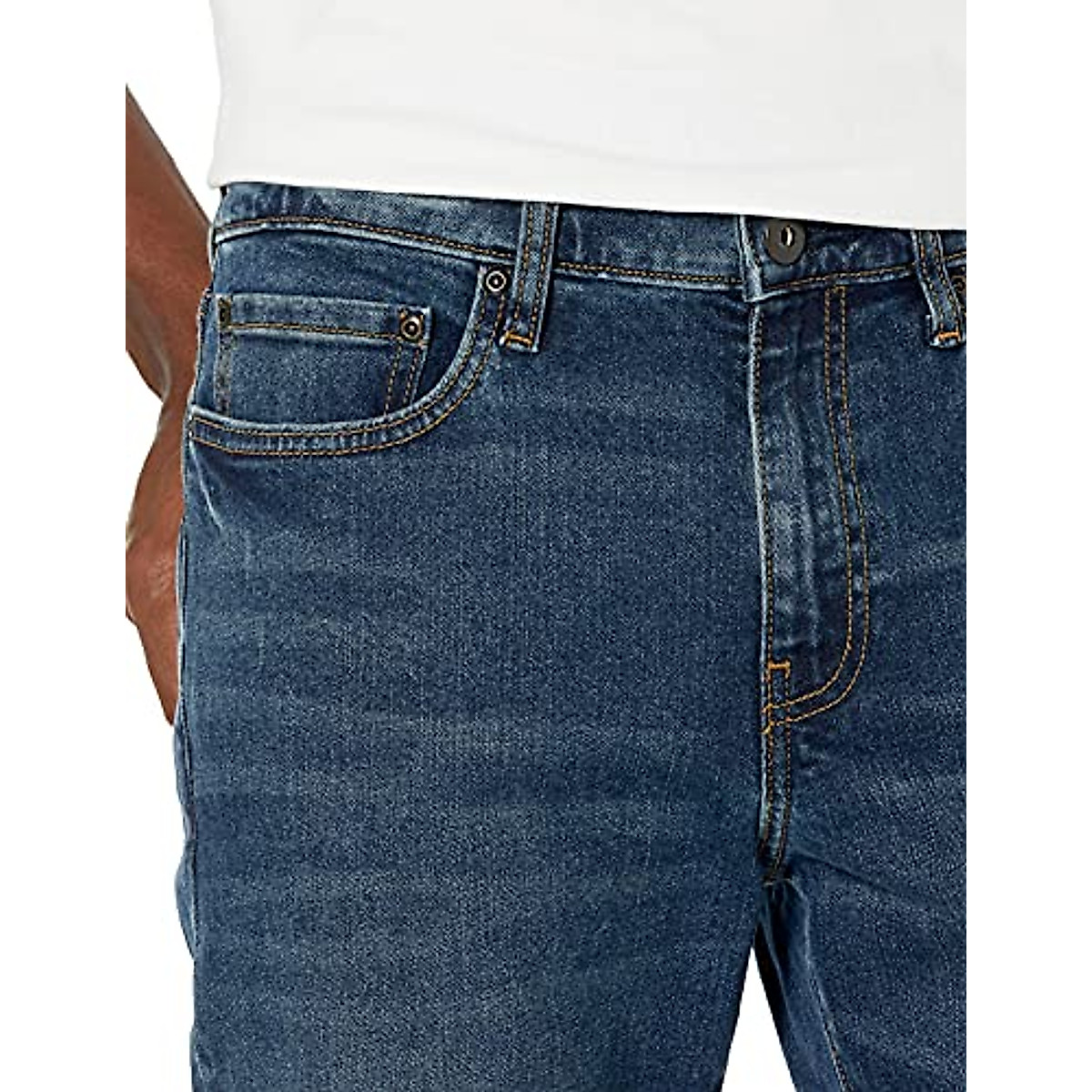 Amazon Essentials Men's Comfort Stretch Slim-Fit Jean (Previously Goodthreads), Medium Blue, 30W x 36L