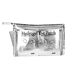 Qleng Eye Pads Lash Extensions Kit, 110 Pairs Hydrogel Patch Gel Pad Beauty Makeup Tool for Under Eyes Eyelash Extension