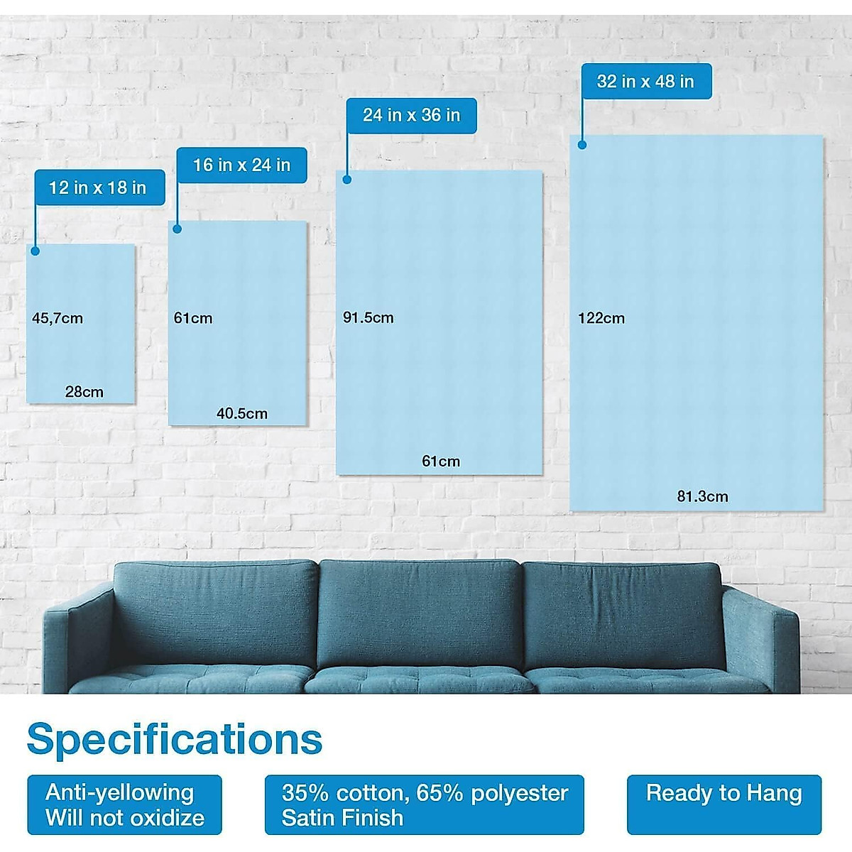 Homelight Math Cubes Poster Math Matters Poster Gifts For Teacher, High School Classroom, Middle School Classroom or Elementary Classroom Decorations Poster No Frame Or Canvas 0.75 for Back To School