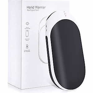 Hand Warmers Rechargeable, 2 in 1 Electric Hand Warmer Reusable with 3 Heating Modes, Portable Pocket Heater 9000mAh Power Bank, Great Gift for Christmas Outdoors, Camping