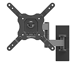 Amazon Basics Full Motion TV Wall Mount fits 12-Inch to 40-Inch TVs and VESA 200x200