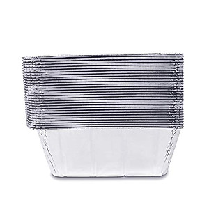 Fig & Leaf (30 Pack) Drip Pans Compatible with Blackstone Grills for 36 Inch l 30 Inch l 28 Inch l 22 Inch l 17 Inch Griddle l Rear Grease Cup Liners l Heavy-Duty Disposable Aluminum Foil