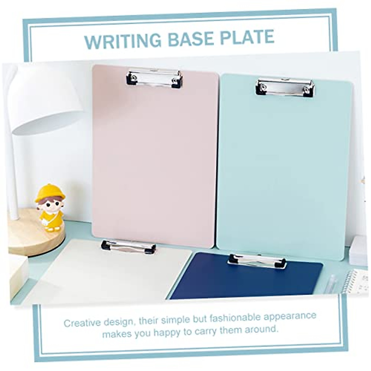 Tofficu 10 Pcs Writing pad exam Paper Clips Pencil Sketch Hand Support Plastic folders Paper folders Paper File Organizer Magnetic Suction Clipboard Pencil Sketch Clipboard Clip Boards a4