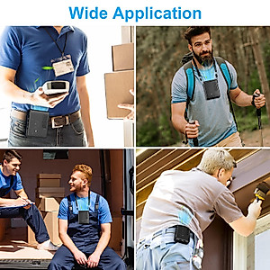 Waist Fan, 3 Speeds Body Fan with 13H Working Time, Rechargeable Under Shirt Fan, 5000RPM Strong Airflow, Wearable Belt Fan Clip on Waist Portable Cooling Fan for Jobsite Farm Gardening Outdoors