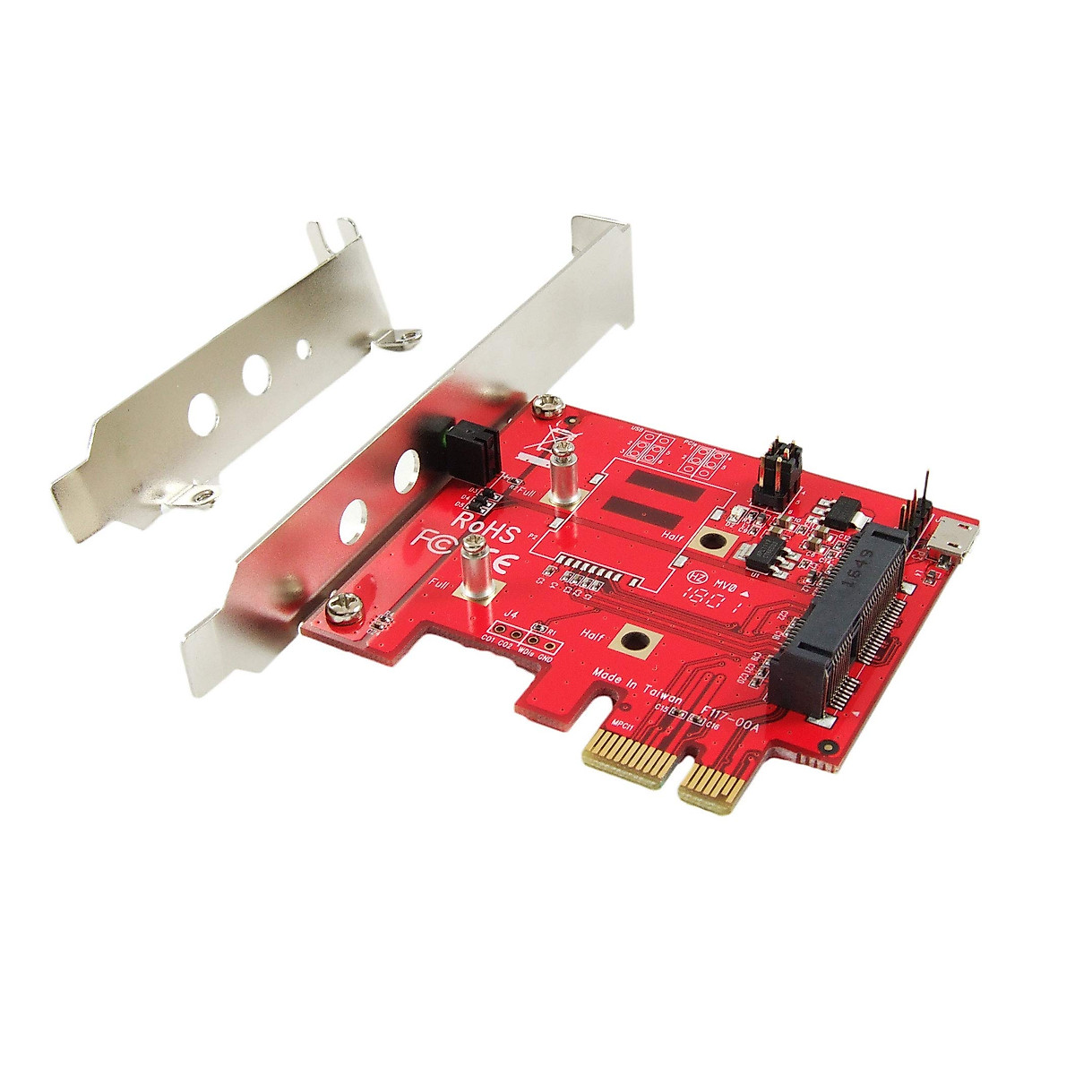 Ableconn PEX-MP117 Mini PCI-E to PCI-E Adapter Card - Mini PCIe to PCIe Adapter - mPCIe to PCIe - Ideal for Wireless Mini PCI Express Card