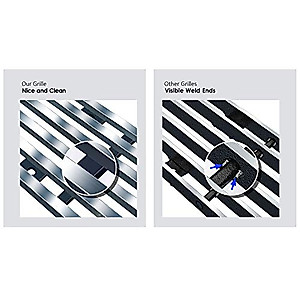 APS Compatible with Ram 1500 2006-2008 & 06-09 2500 3500 Main Upper Stainless Steel Chrome Billet Grille Grill Insert D65719A