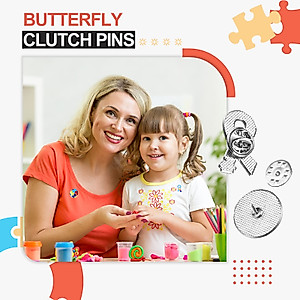 24 Pieces Autism Awareness Pin Autism Pin Lapel Pin Multi Color Autism Puzzle Piece Brooches Pins Autism Awareness Accessories for Clothing, Shirts and Jackets, 6 Styles (24 Pieces)