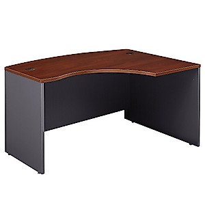 Bush Business Furniture Series C Collection 60W x 43D Right Hand L-Bow Desk Shell in Hansen Cherry
