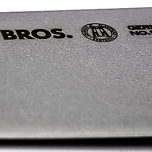 Schmidt Brothers - Cutlery Stone Series 7-Piece Kitchen Knife Set, High-Carbon German Stainless Steel Cutlery, Stone-washed Wood Handles and Clear Acrylic Magnetic Knife Block