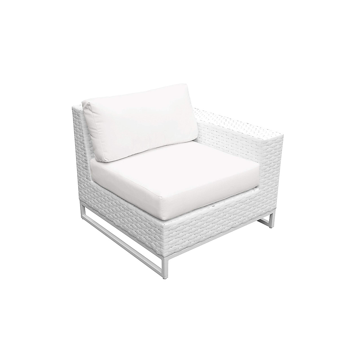 TK Classics Miami Seating Patio Furniture, Sail White