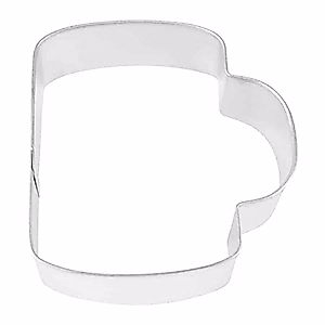 Coffee Mug Cup/Purse 3 Inch Cookie Cutter from The Cookie Cutter Shop – Tin Plated Steel Cookie Cutter