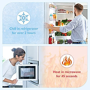 Helthrelife Heel Ice Pack for Pain Relief, Gel Ankle Ice Pack Wrap Adjustable for Heel Pain, Plantar Fasciitis, Achilles Tendinitis, Dry Cracked Heels, Sprain, Sports Injuries Pack of Two