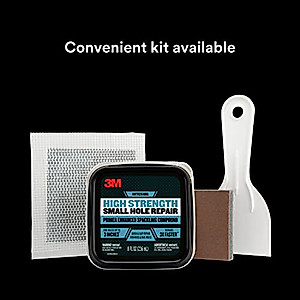 3M High Strength Small Hole Repair, Primer Enhanced Spackling Compound, 16 oz.,Gray