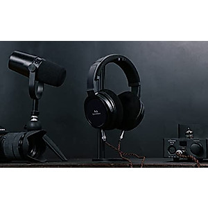 Linsoul HarmonicDyne Athena Semi-Closed Over-Ear Wired HiFi Headphone with 50mm Dynamic Driver, Glass Faceplate, Detachable OCC Cable for Audiophile Studio Musician