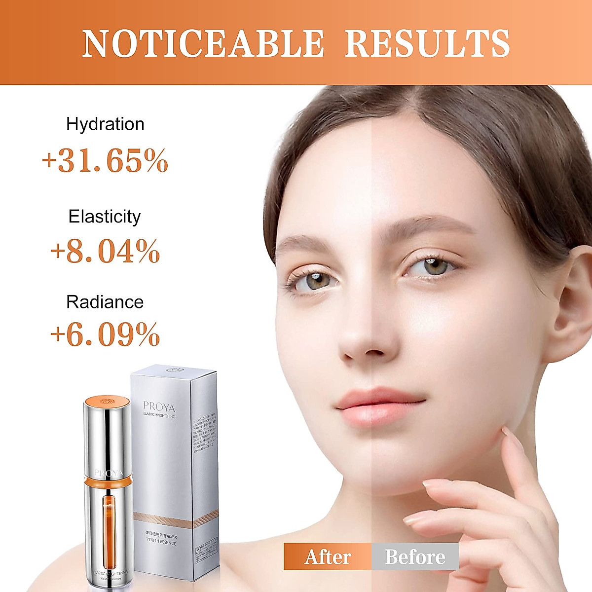 Proya Elastic brightening youth essence Brightening Double Anti-Aging Serum (2.0 version 30ml)