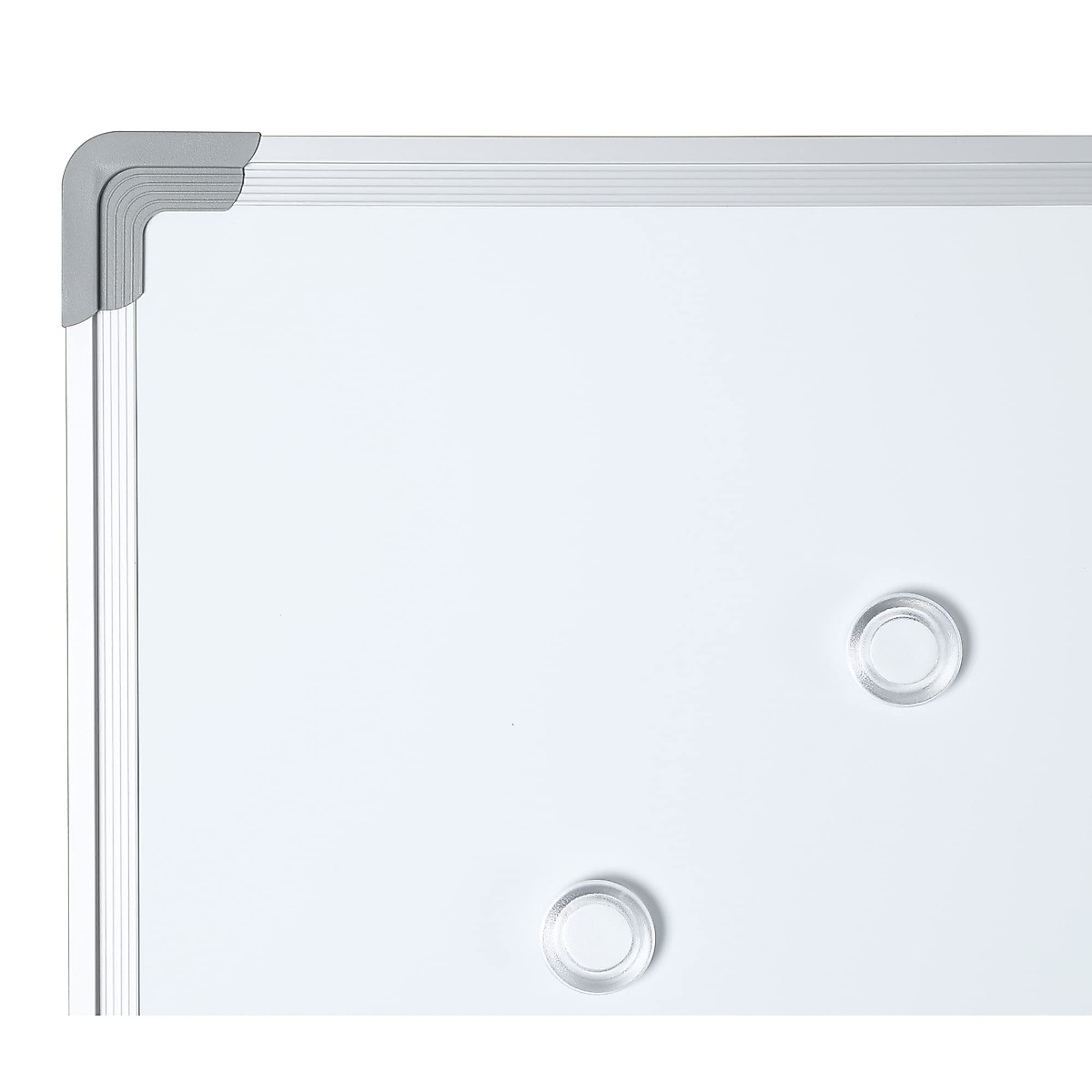 WorkPro® Double-Sided Mobile Magnetic Dry-Erase Whiteboard Easel, 72" x 48", Aluminum Frame With Silver Finish