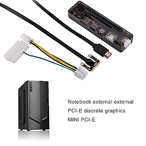 Serounder Laptop External Independent Video Card Dock for Mini PCI-E Without Power Supply