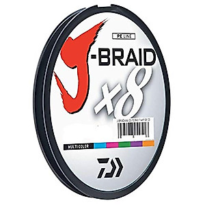 J-BRAIDX8, Filler Spool, Multi-Color, Mono Dia.= 10lb.