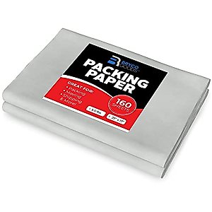 Packing Paper Sheets for Moving - 5lb - 160 Sheets of Newsprint Paper - Must Have in Your Moving Supplies - 27" x 17" - Made in USA