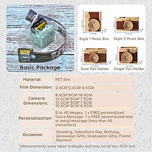 uniqicon Personalized Film Roll Photo Keychain,Unique Memory Camera Picture, Customized Gifts For Dad Mom Men Lover Day Gift