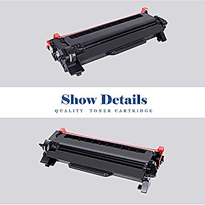 TN760 TN730 Toner for Brother Printer Compatible Replacement for Brother TN760 TN-760 TN 760 TN-730 TN 730 Work for DCP-L2550DW MFC-L2710DW MFC-L2750DW HL-L2350DW HL-L2395DW Cartridge (Black, 2-Pack)